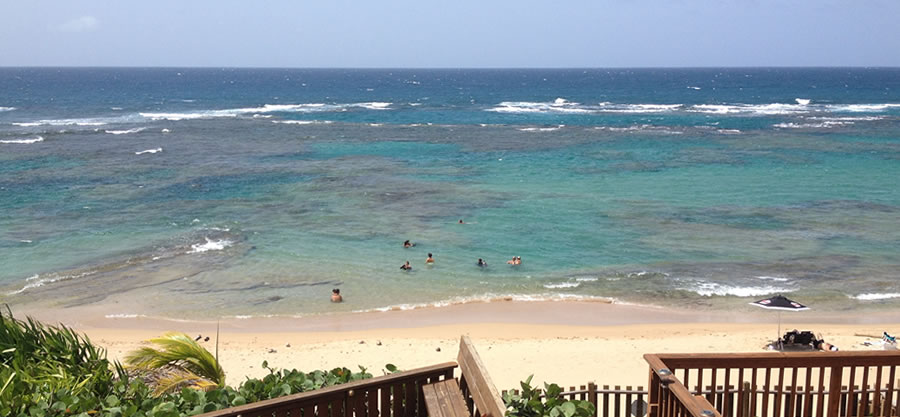 Shacks Beach in Isabela, Puerto Rico